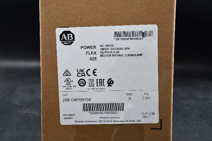 22B-A8P0C104 |AB |PowerFlex 40 1.5 kW (2 Hp) AC Drive